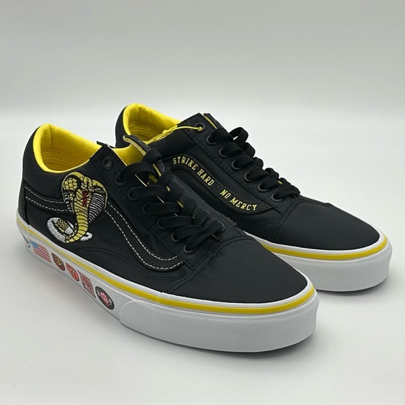 Vans | Shoes | Vans X Cobra Kai Old Skool Low Black Mens Skate Shoes ...